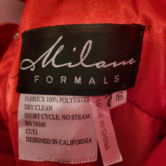 Milano Formals | Dresses | Milano Formal Red Gown | Poshmark